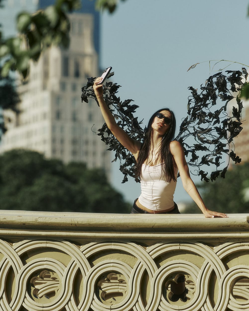 Victoria's Secret Models & Angel Wings on the NYC Streets