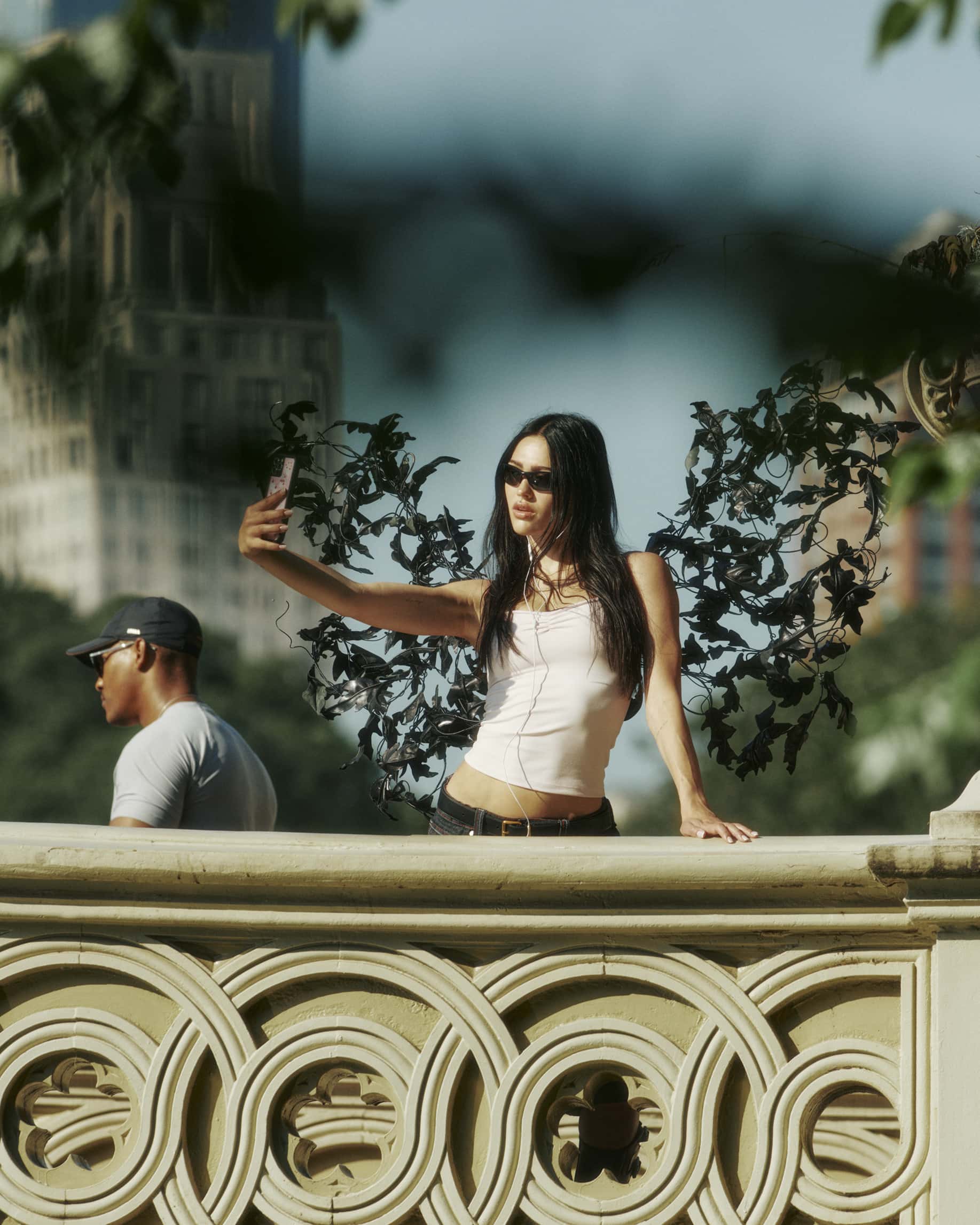 Victoria's Secret Models & Angel Wings on the NYC Streets