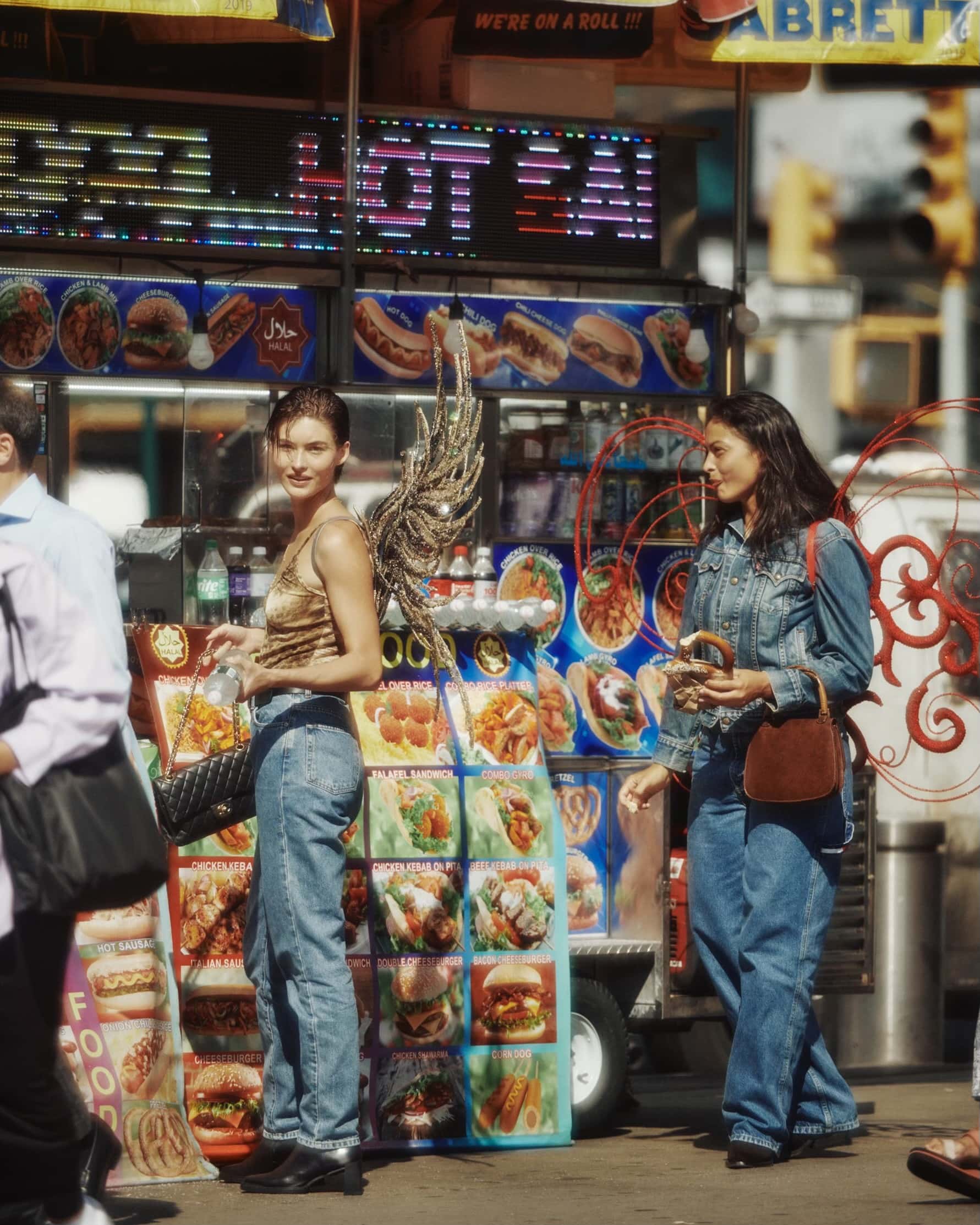 Victoria's Secret Models & Angel Wings on the NYC Streets