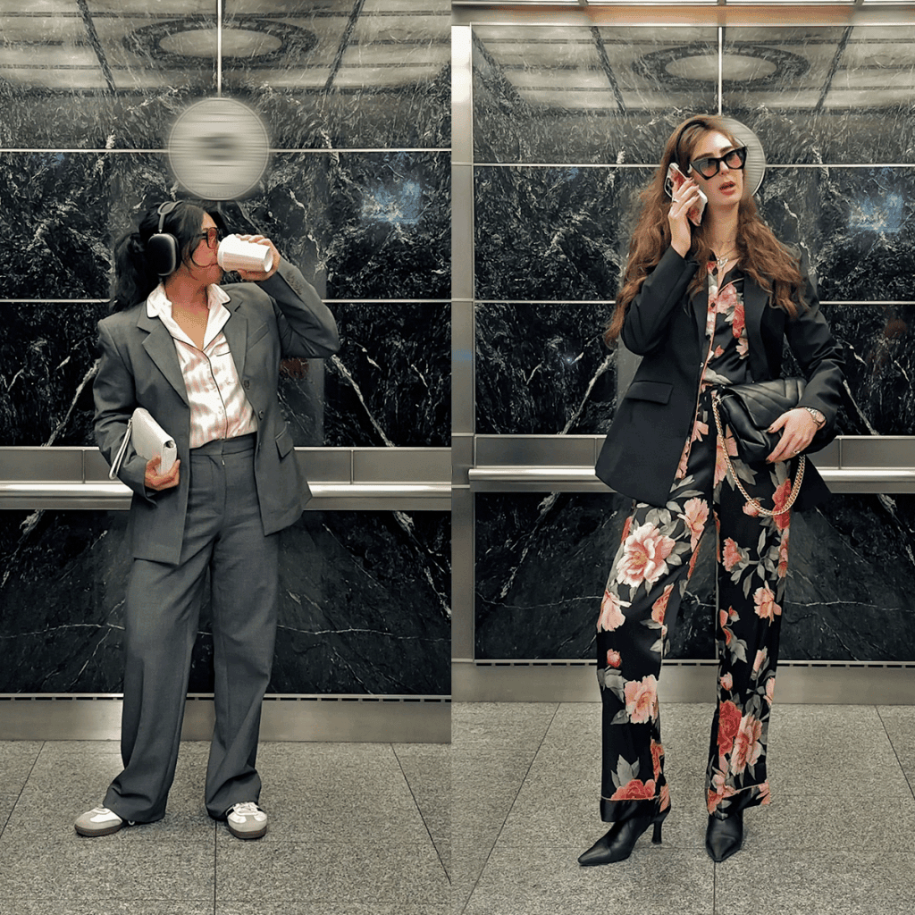 3 Different Ways to Style and Wear Pajamas to Work